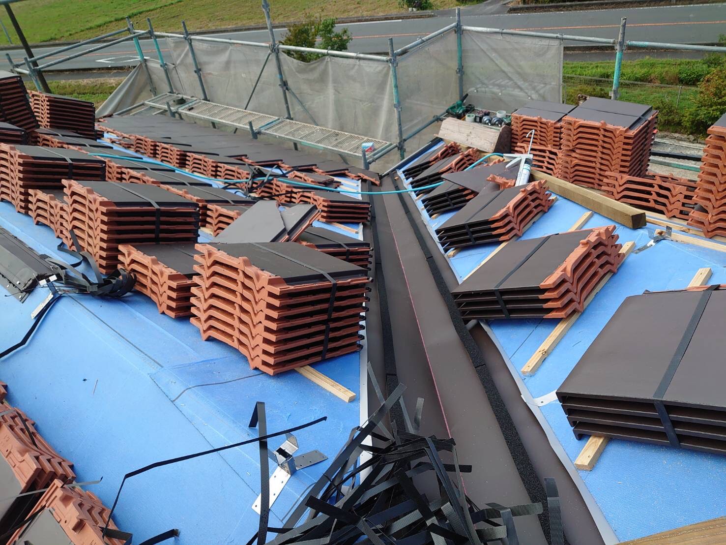 周南市Y様邸屋根葺き替え工事｜ブログ｜新着情報｜（山口県岩国市・周南市の屋根リフォーム・外壁塗装リフォームならやねや職人〈ナガタニ興産〉）